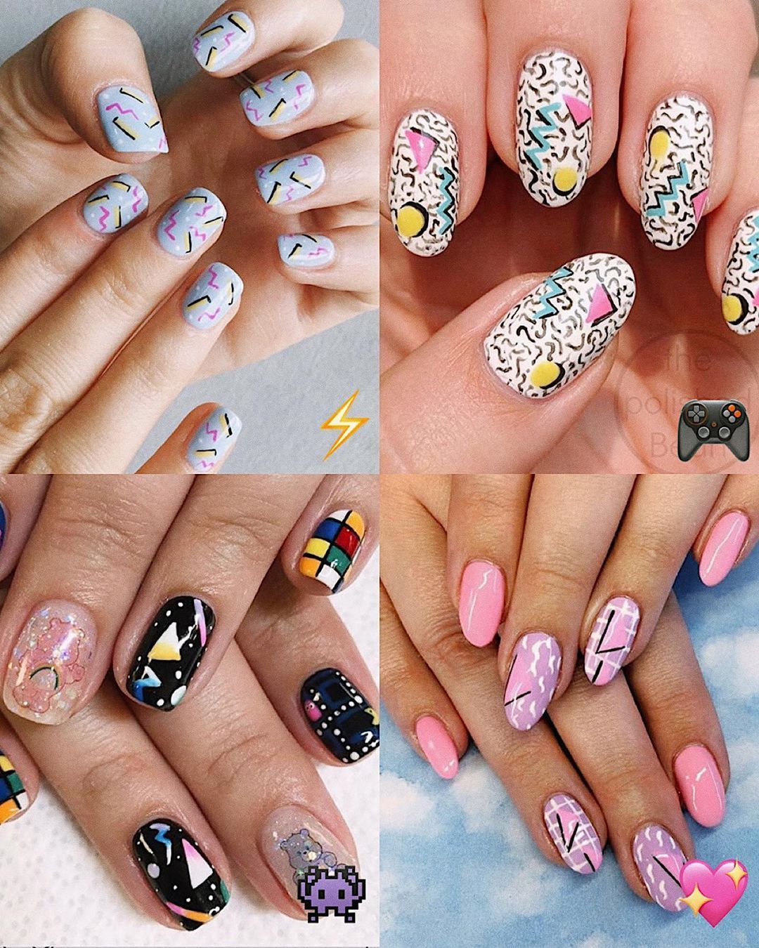 68 Should-See 90s Nail Designs That Are Completely Nostalgic - DIY ...